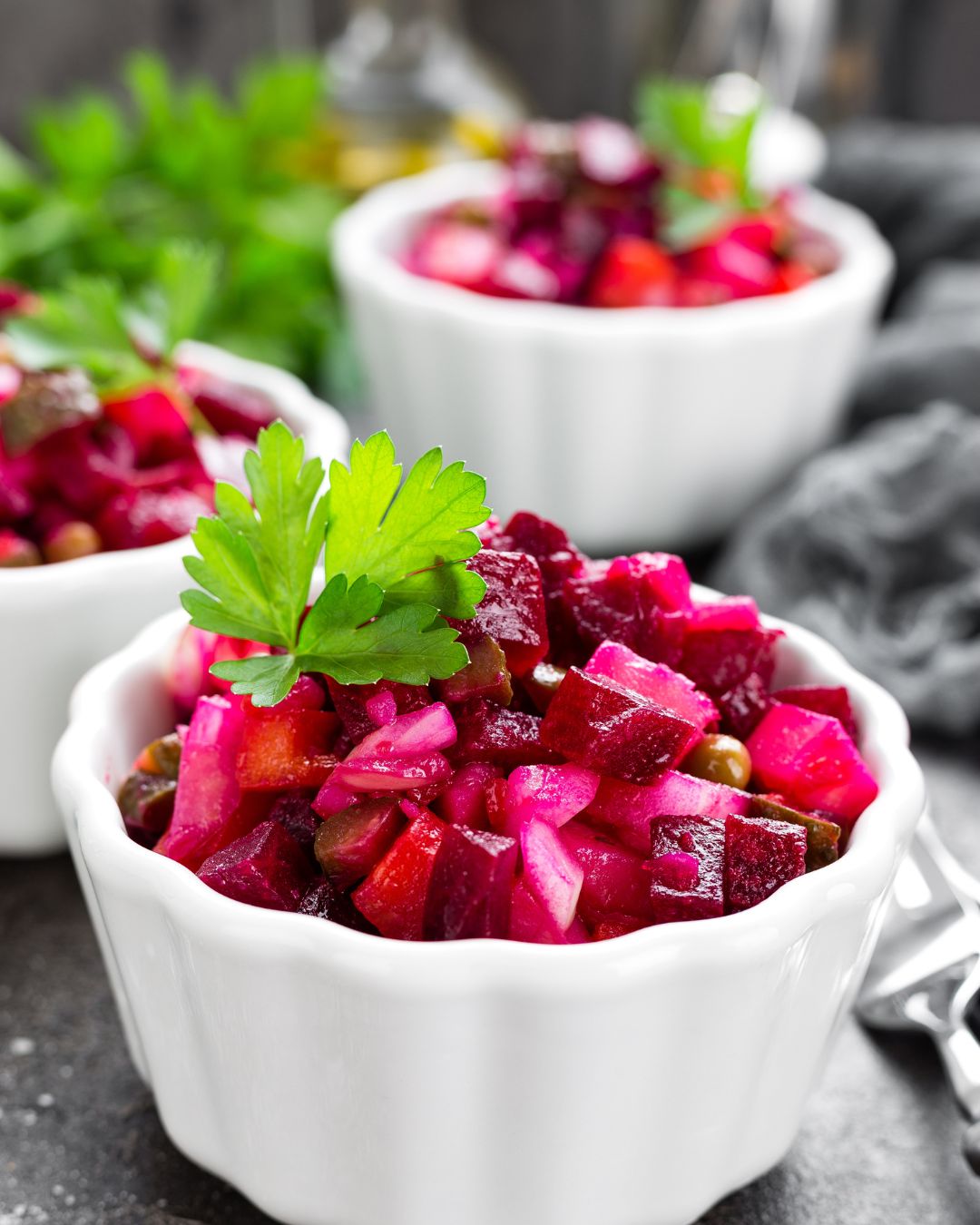 Egyptian Beet Salad(Salatet Bangar): سلطةً بنجر