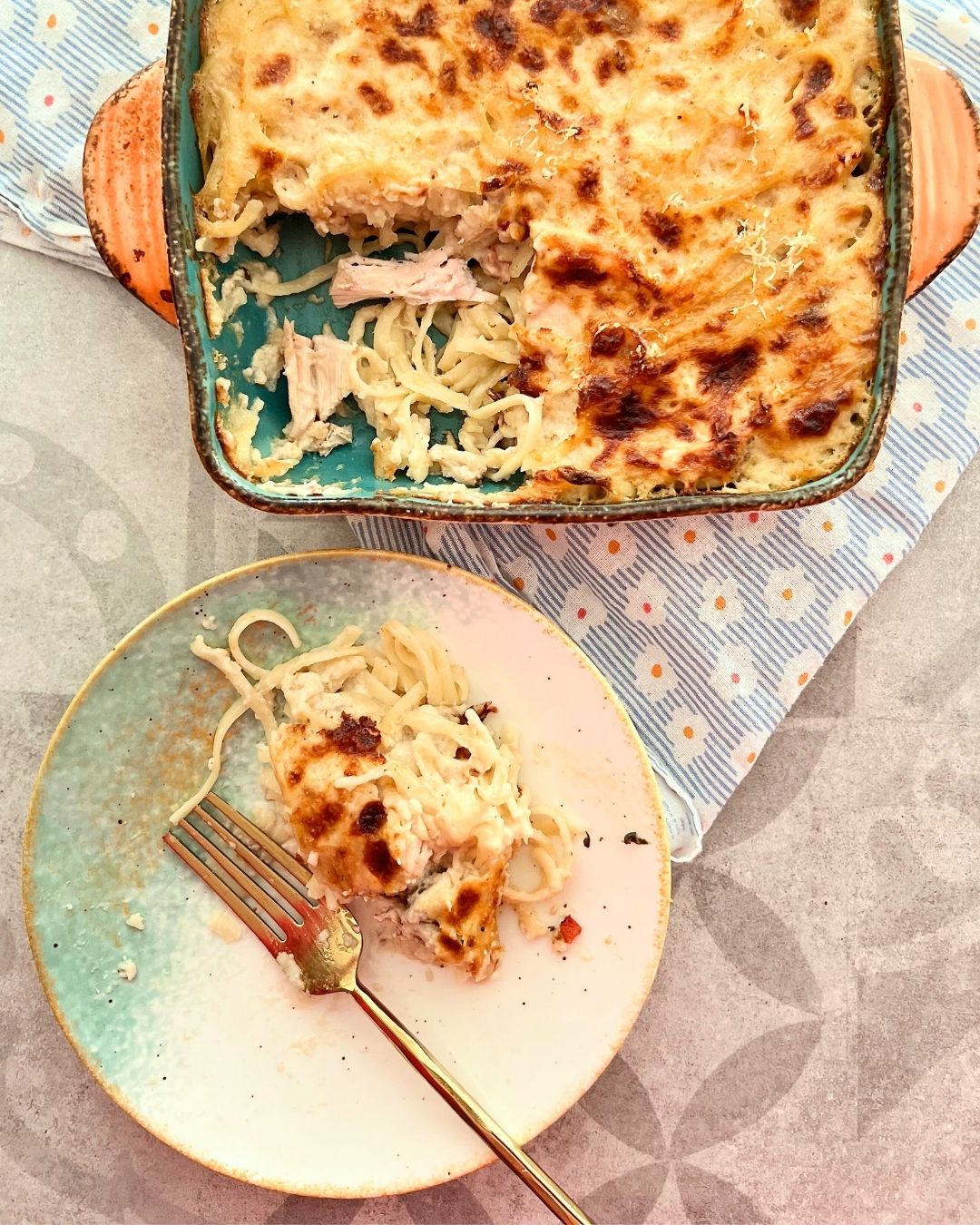 Egyptian Negresco (Chicken Bechamel Bake): نجرسكو
